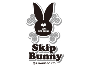SKIP BUNNY / ブラックアンドホワイトバニー ｜ さんきゃら.com/株式会社サンワード/sunward co.,ltd.